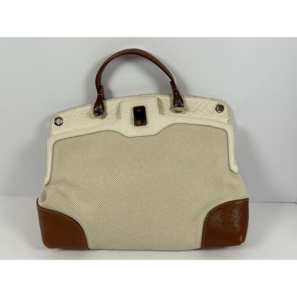 Furla | Bags | Furla Piper Cartella Top Handle Bag In Cream And Brown ...